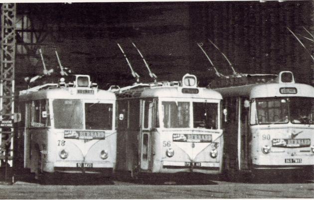 Brunet, le depot des trolleybus